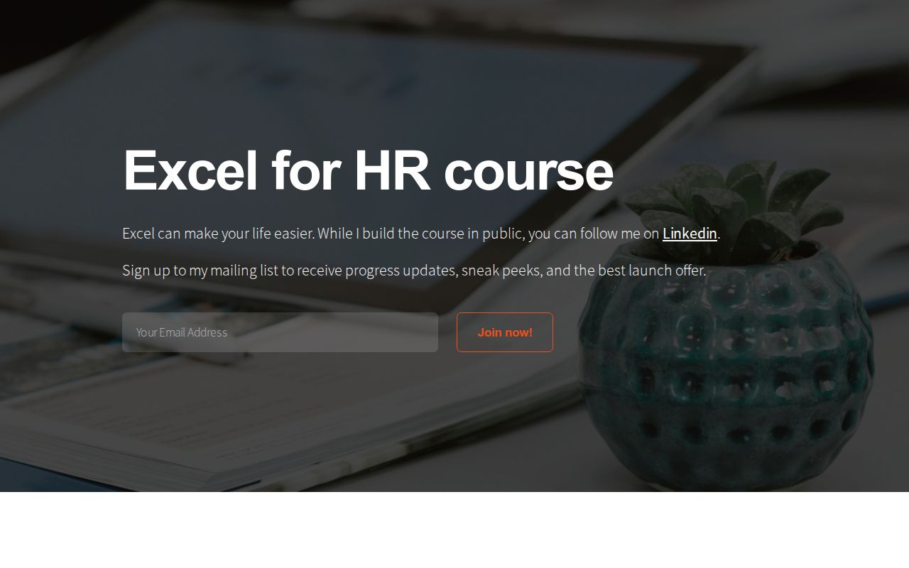 Excel for HR